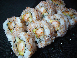 Shrimp Tempura Roll at Toshi’s Cafe (Greensboro, NC) | Toshi's Cafe